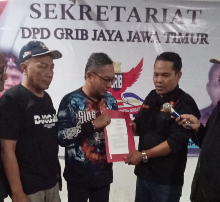 DPD GRIB Jaya Se-Jatim Serahkan Mandat ke DPC Probolinggo Kota ...